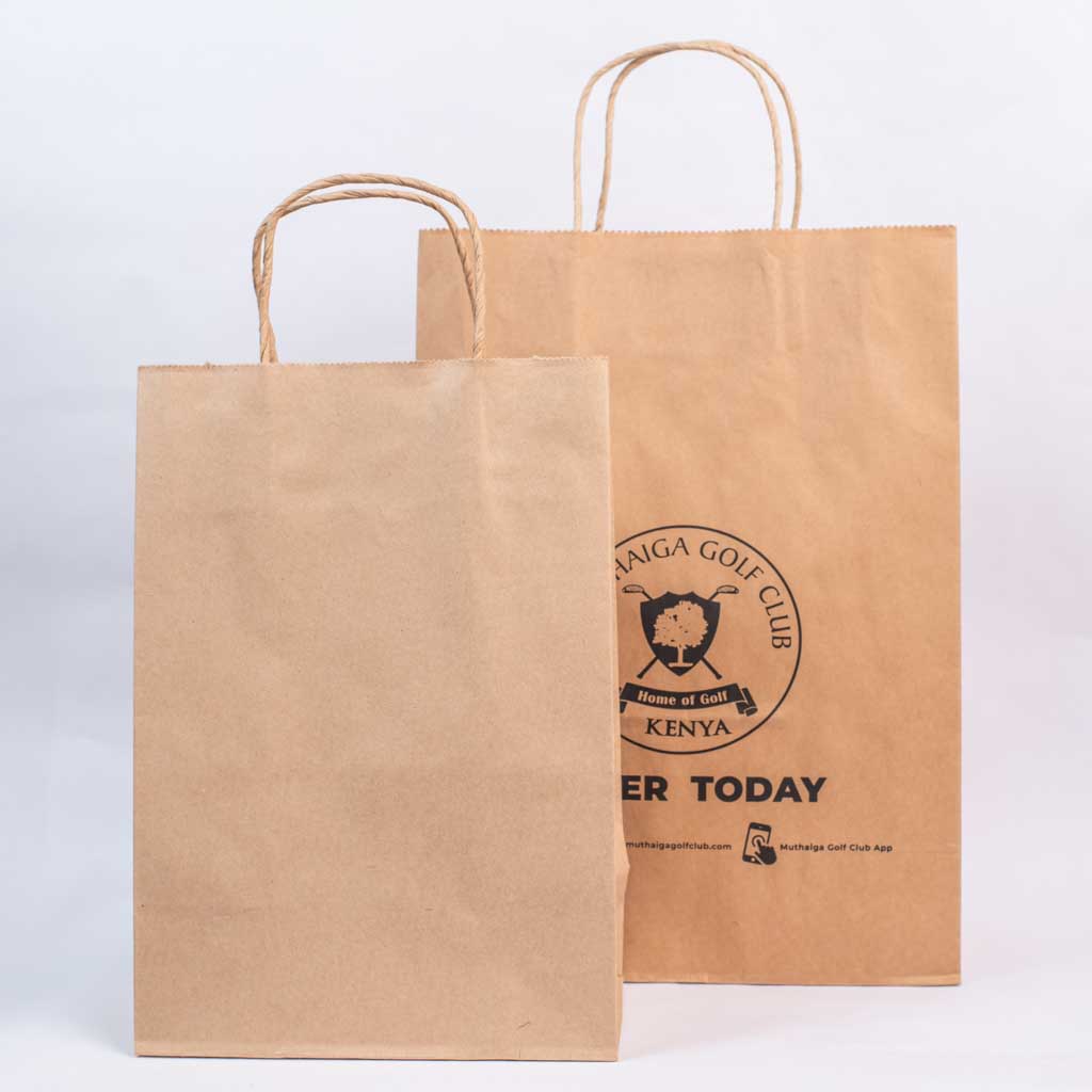 Brown Paper Bag (Twisted Handle) – Nature Kind